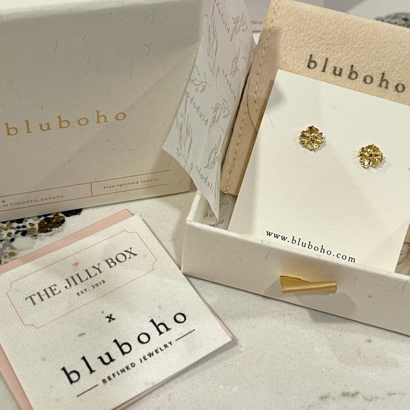bluboho | Jewelry | Jilly Box Summer 223 Exclusive Bluboho Earrings ...